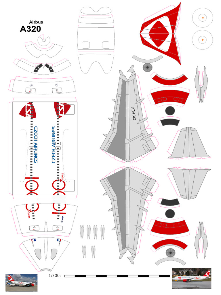A320 白機身ge 1 200 Scissors and Planes CSA OK-HEU | PDF