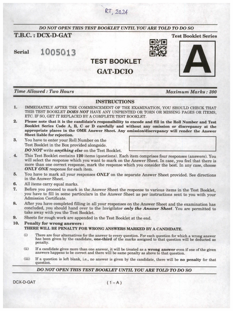 RT QP Gat 09 Dcio Post 211024 | PDF