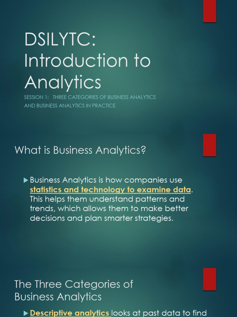 Business Analytics: Types and Applications | PDF | Analytics ...
