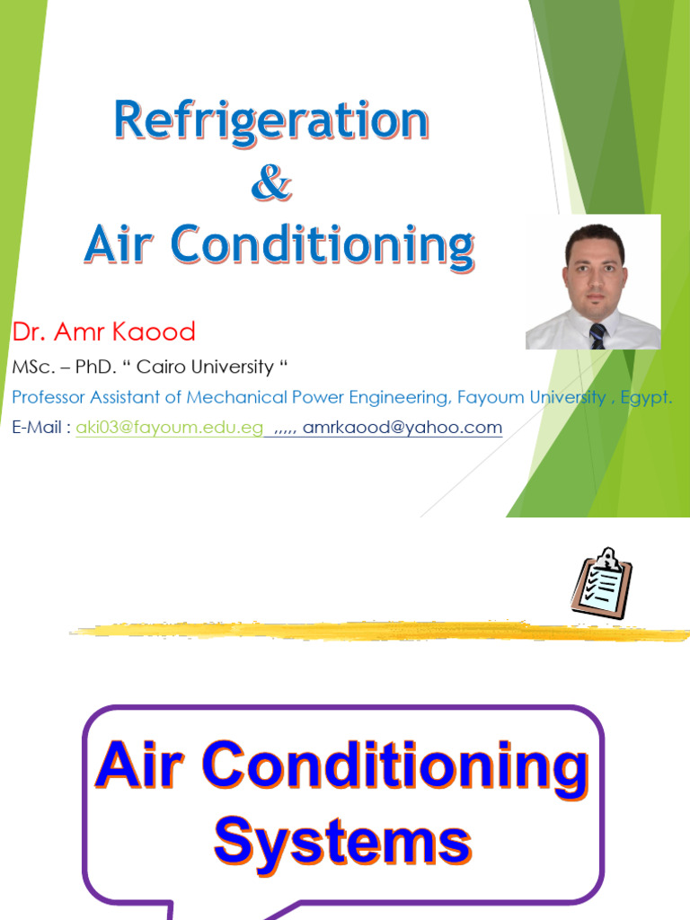 Air Conditioning Systems Overview | PDF