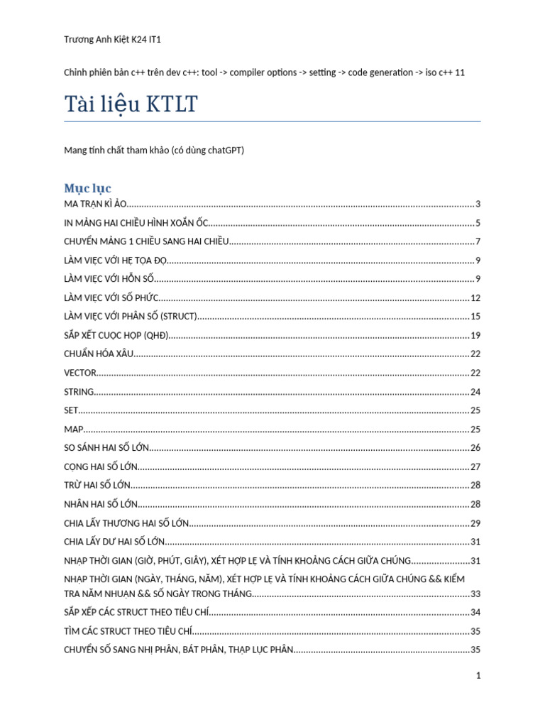 Tài Liệu Giấy KTLT | PDF