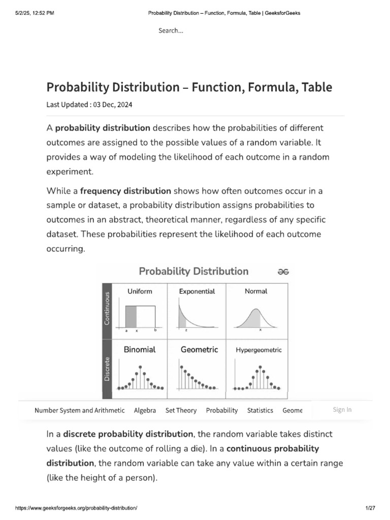 Probability and Distribution | PDF