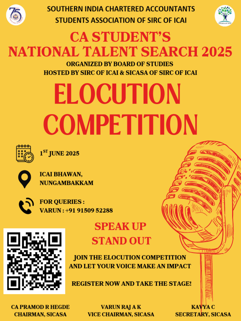 Elocution Competition Poster | PDF