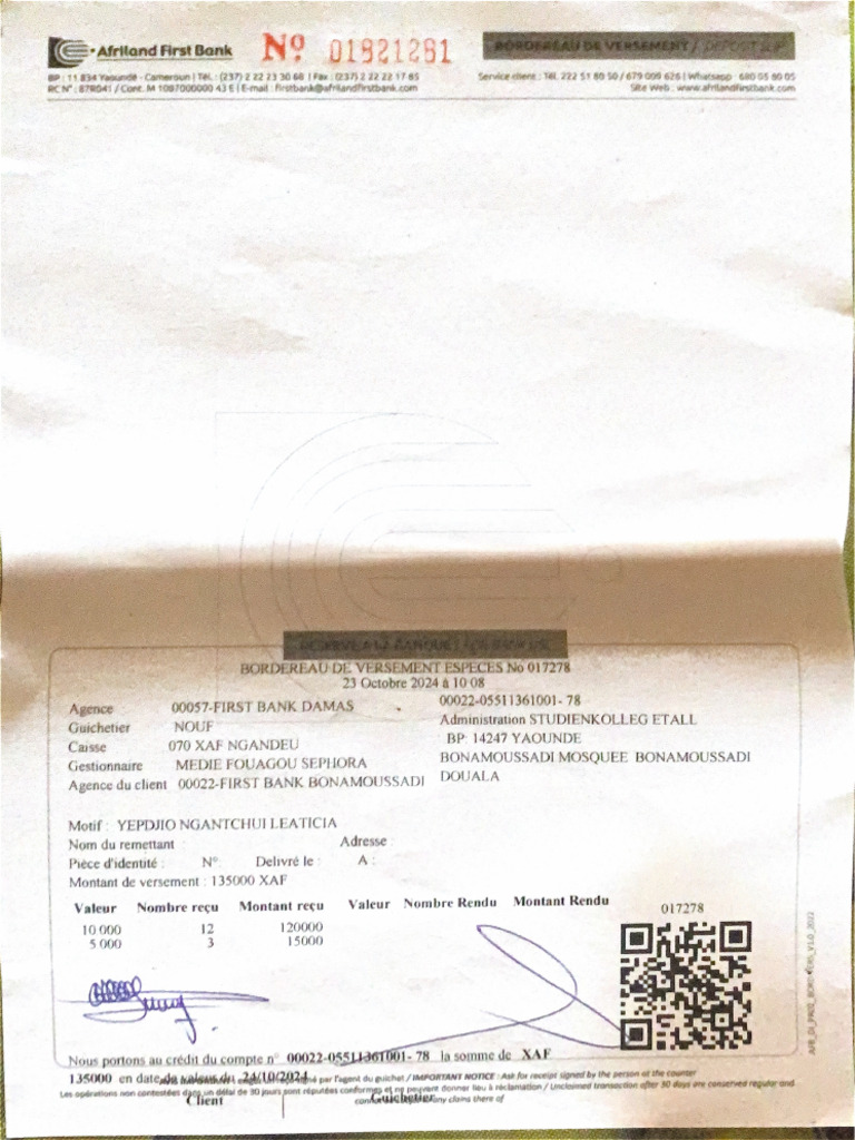 Reçu 2 | PDF