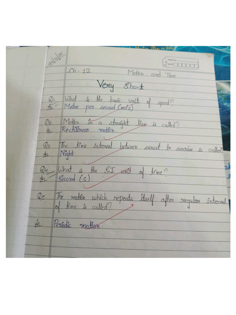 Physics Notebook Work | PDF