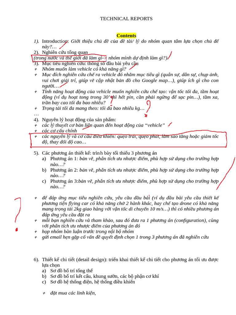 Guideline For Technical Report | PDF