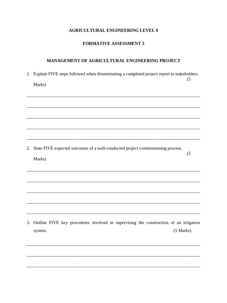 AGE L6 Formative Assessment 3 | PDF | Business