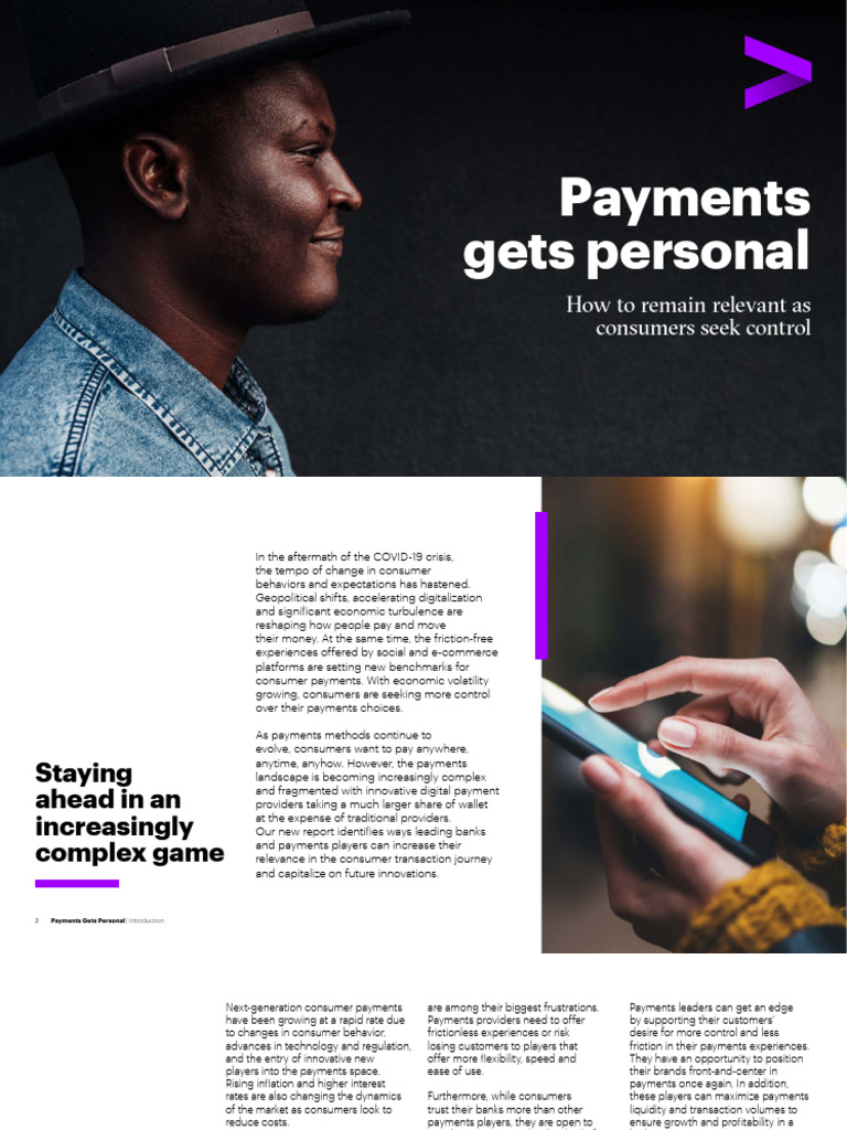 Accenture Payments Gets Personal | PDF | Cost Of Living | Debit Card