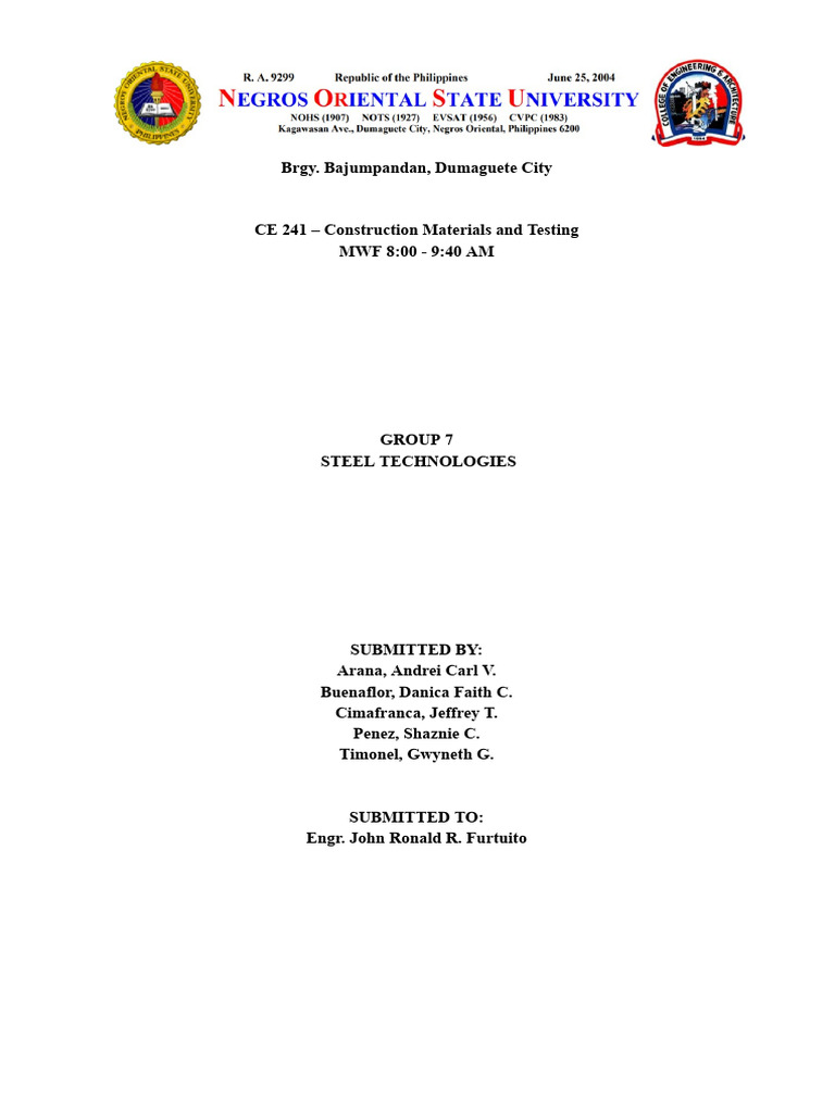 CMT g7 Steel Technologies | PDF | Steel | Steelmaking