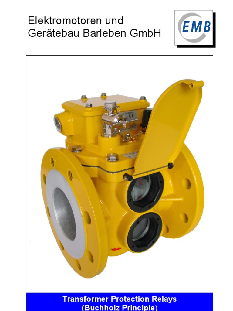 Catalog Relee Buchholz Emb | PDF | Relay | Buoyancy