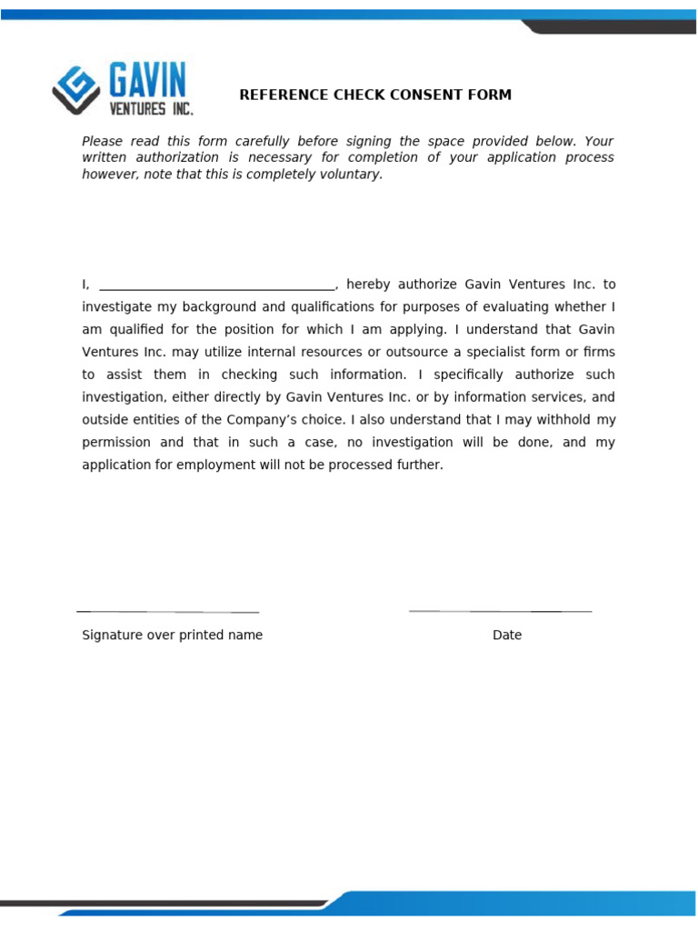 HRDTA-10-Consent on BI or Reference Check | PDF