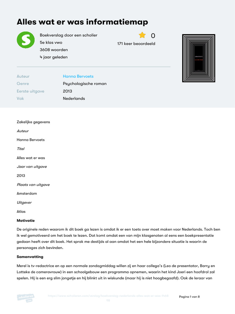 Alles Wat Er Was. | PDF