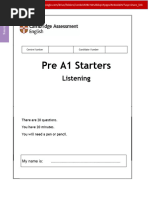 Starters Mock Test | PDF
