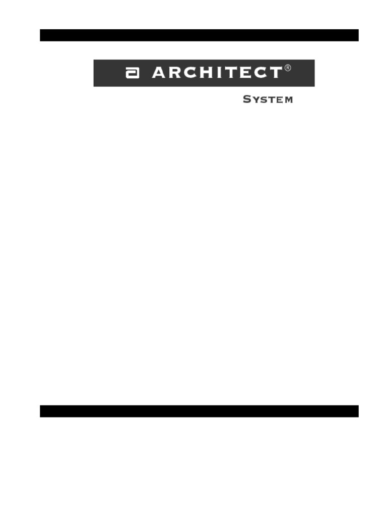 Abbott Arcitect I2000 | PDF | Computing
