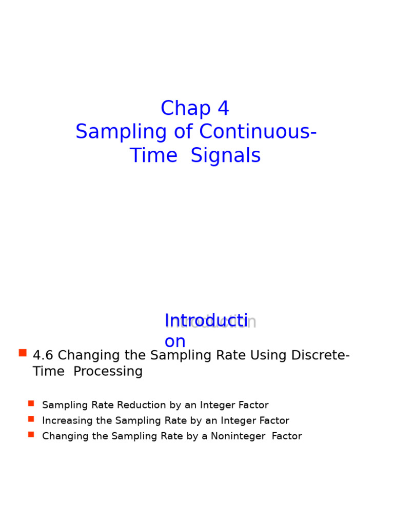 All Concepts On Sampling | PDF | Sampling (Signal Processing) | Electrical Engineering