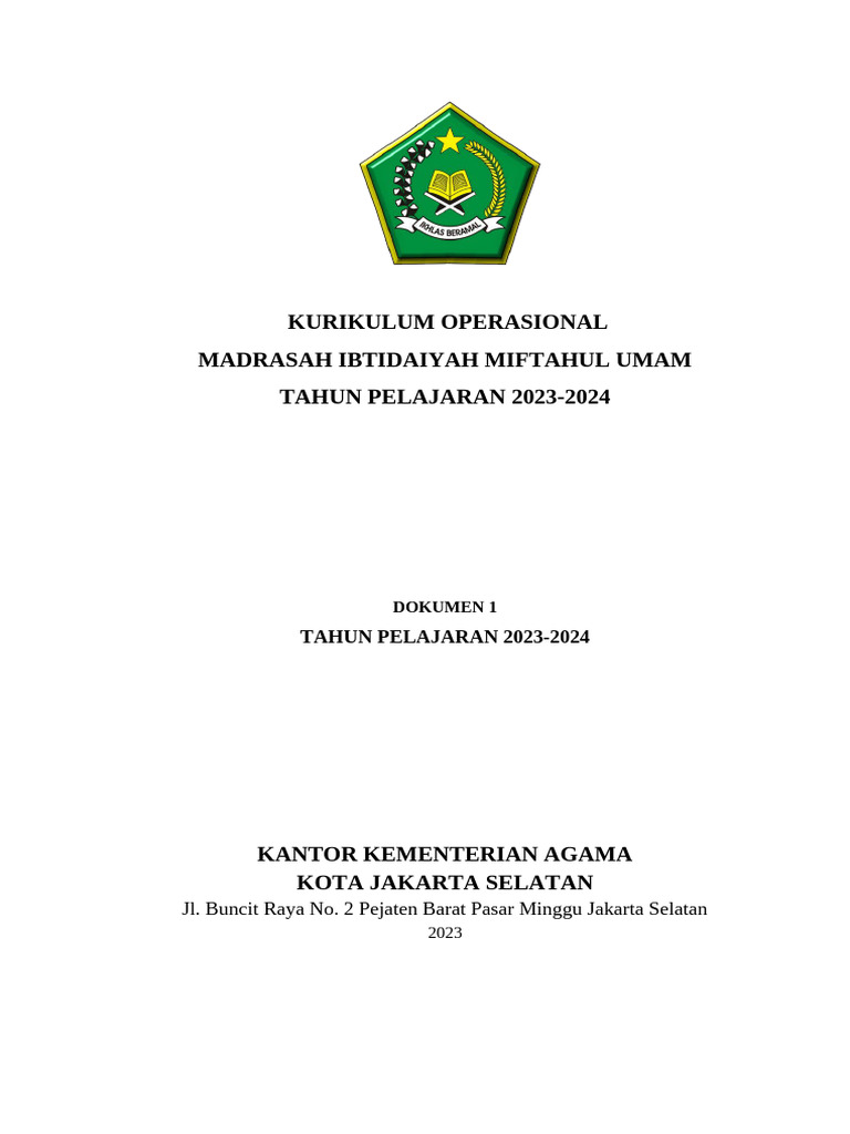 2023-2024 KOSP MI Miftahul Umam | PDF