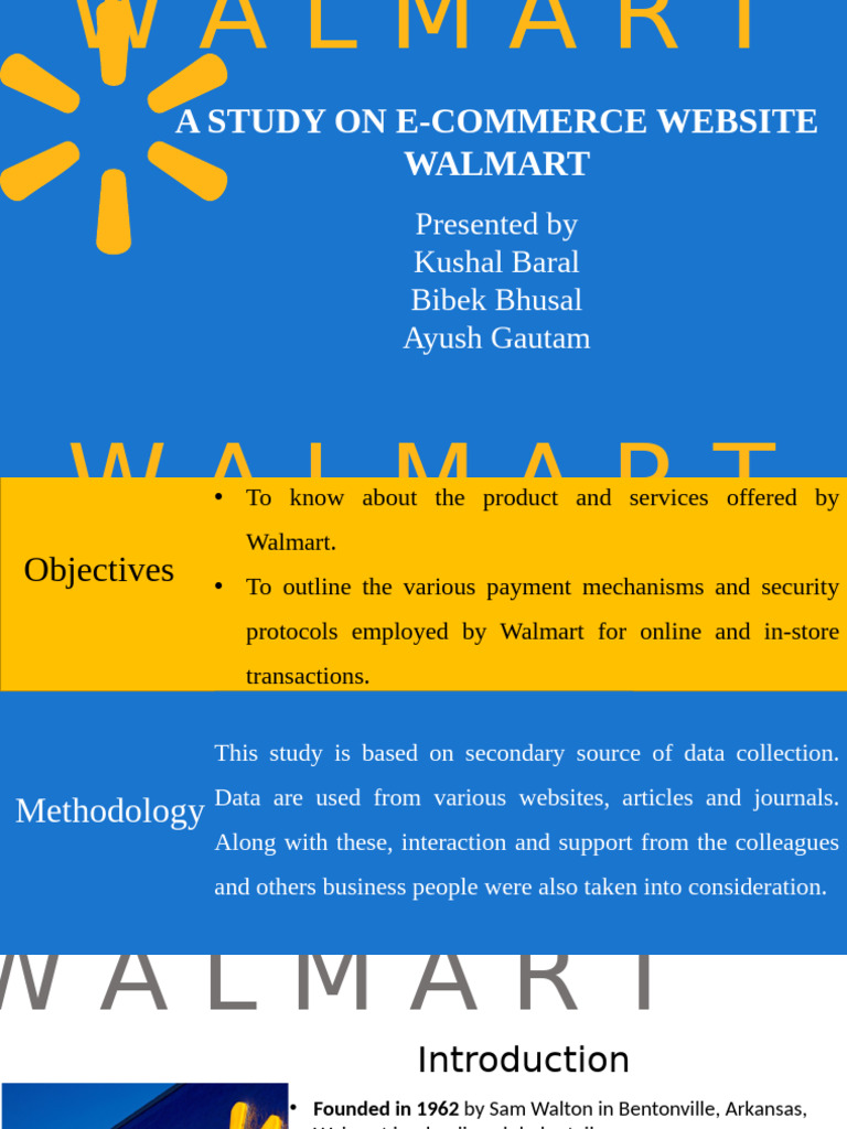 Walmart Template | PDF | Walmart | Business