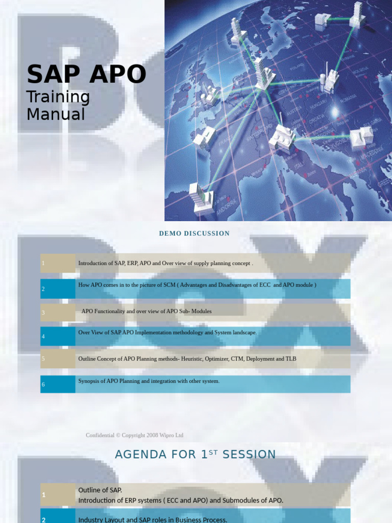 SAP APO-Training Manual | PDF