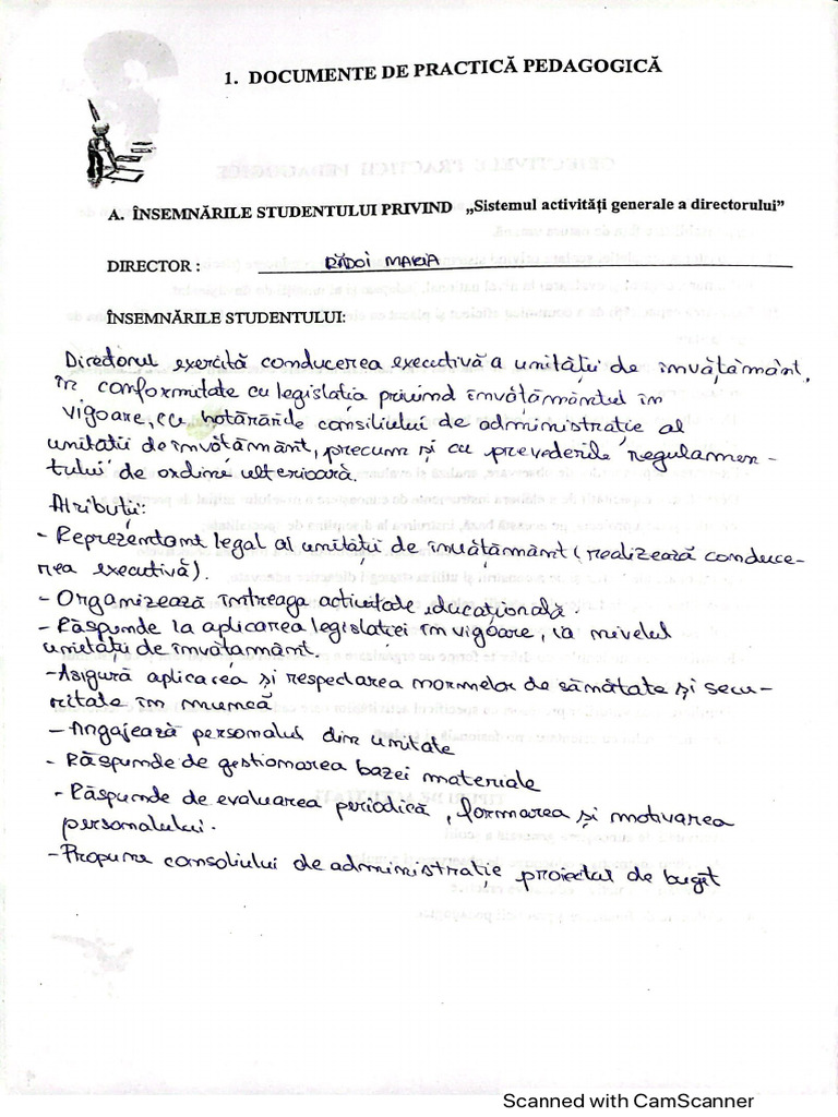 Caiet Practica Pedagogica Complet | PDF