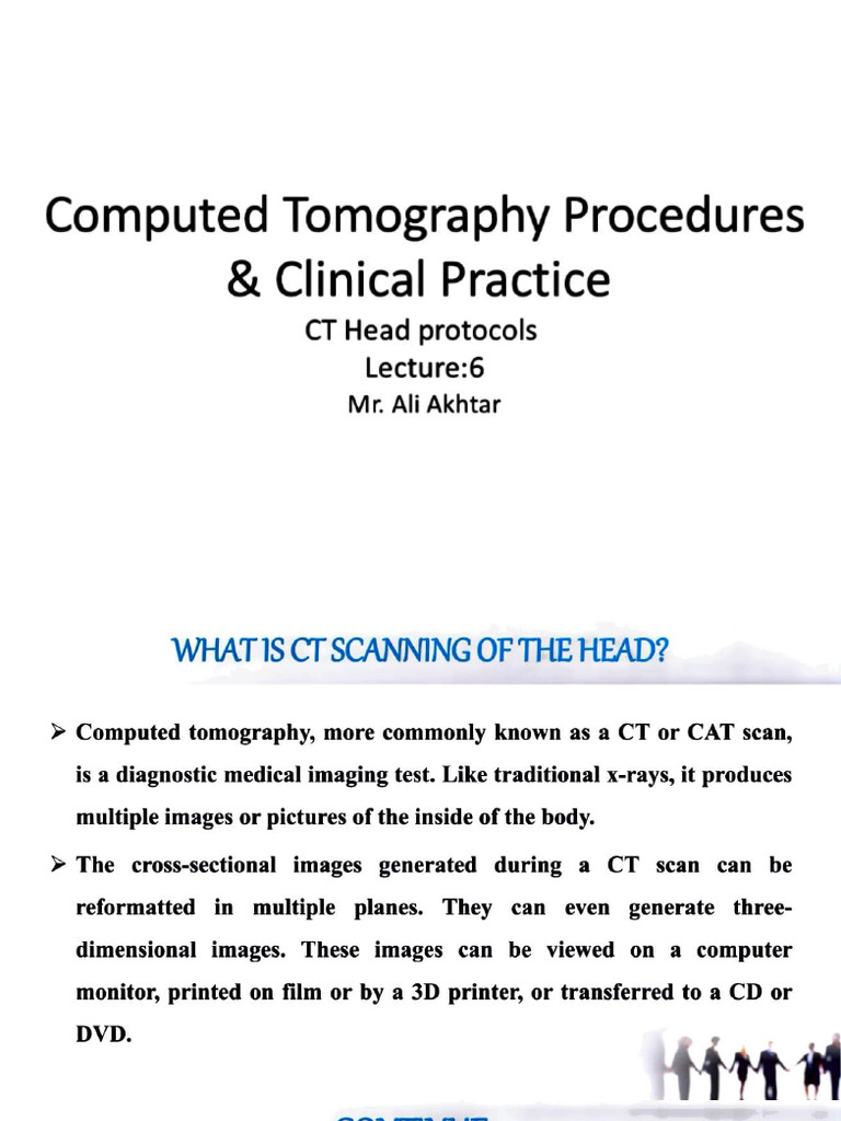 CT Head Protocols | PDF