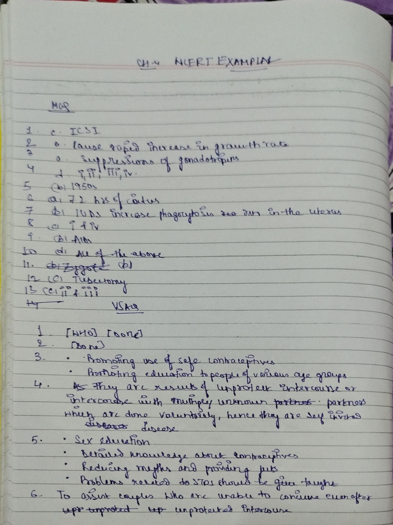 Bio CH 4 Examplar | PDF