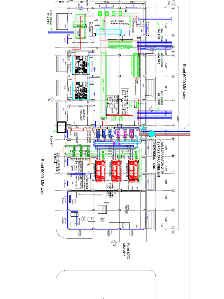 Aiims - Hvac Plant Layout | PDF