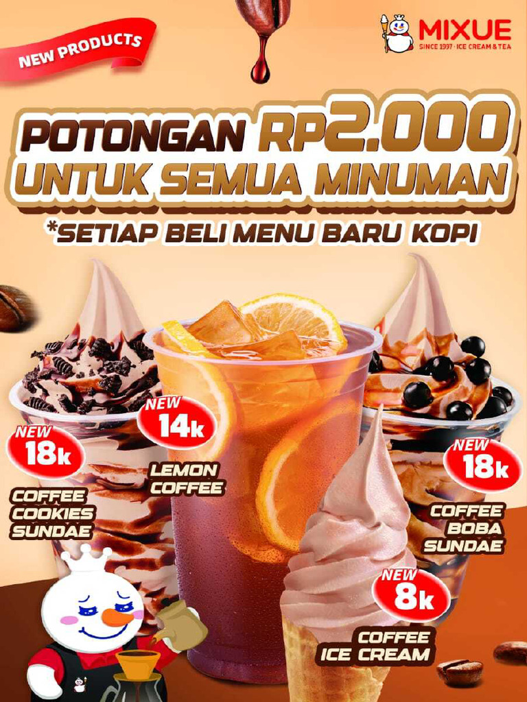 Banner Coffee Mixue | PDF