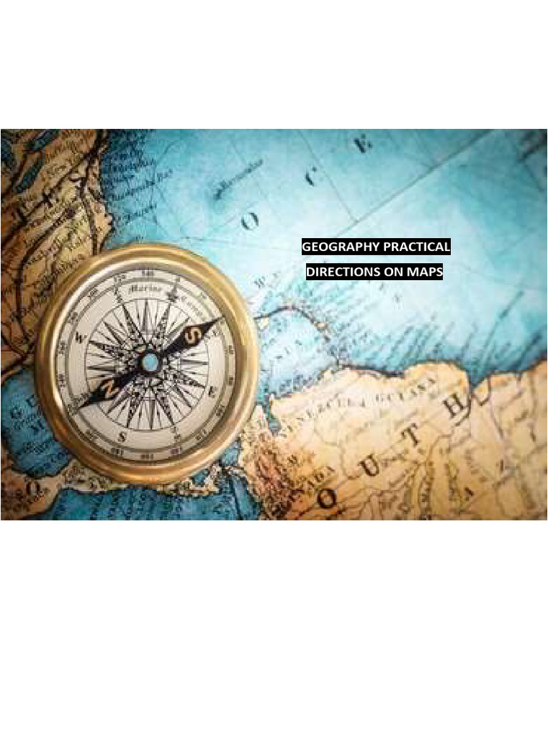 Geography Practical: Directions on Maps | PDF
