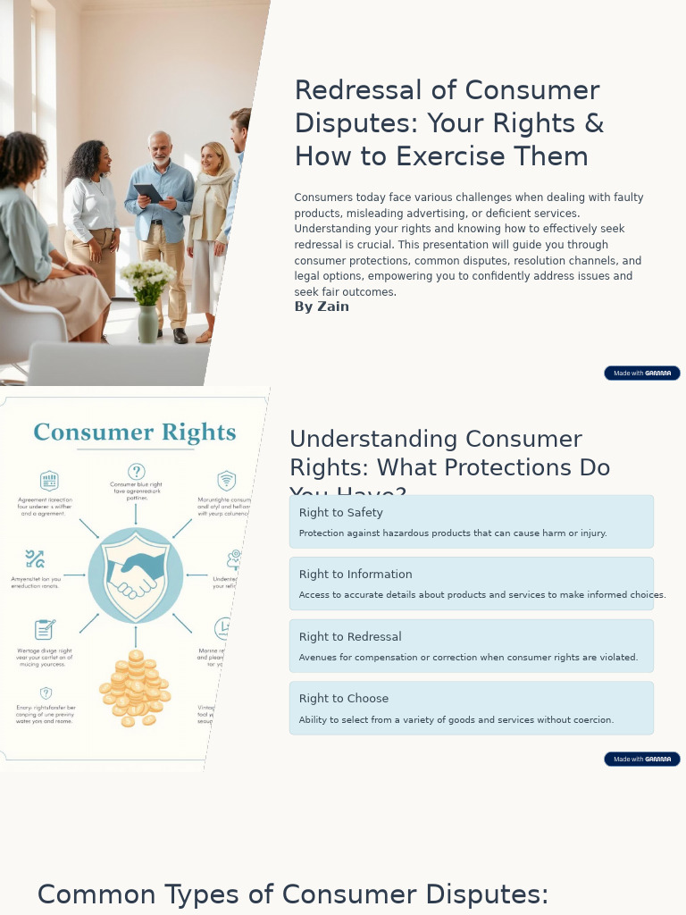 Your Right to Consumer Redressal | PDF | Mediation | Negotiation