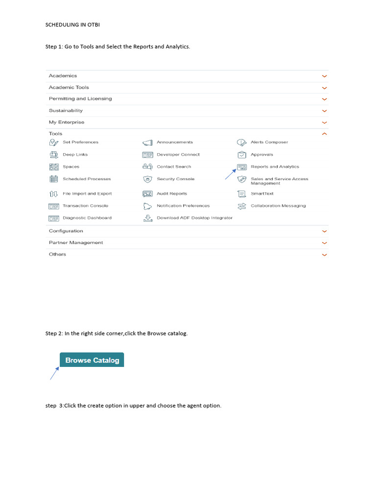 Scheduling in Otbi | PDF