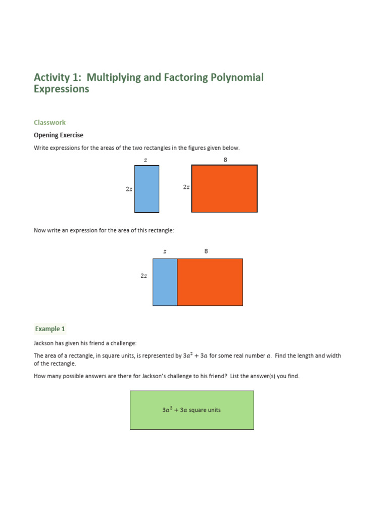 Polynomials and Quadratic Functions | PDF | Factorization | Polynomial
