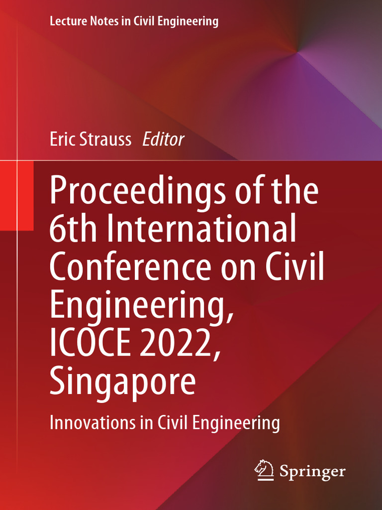 Innovations in Civil Engineering 2022 | PDF | Diffusion | Bending
