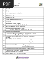 Year 5 Mental Maths Quiz and Answers | PDF