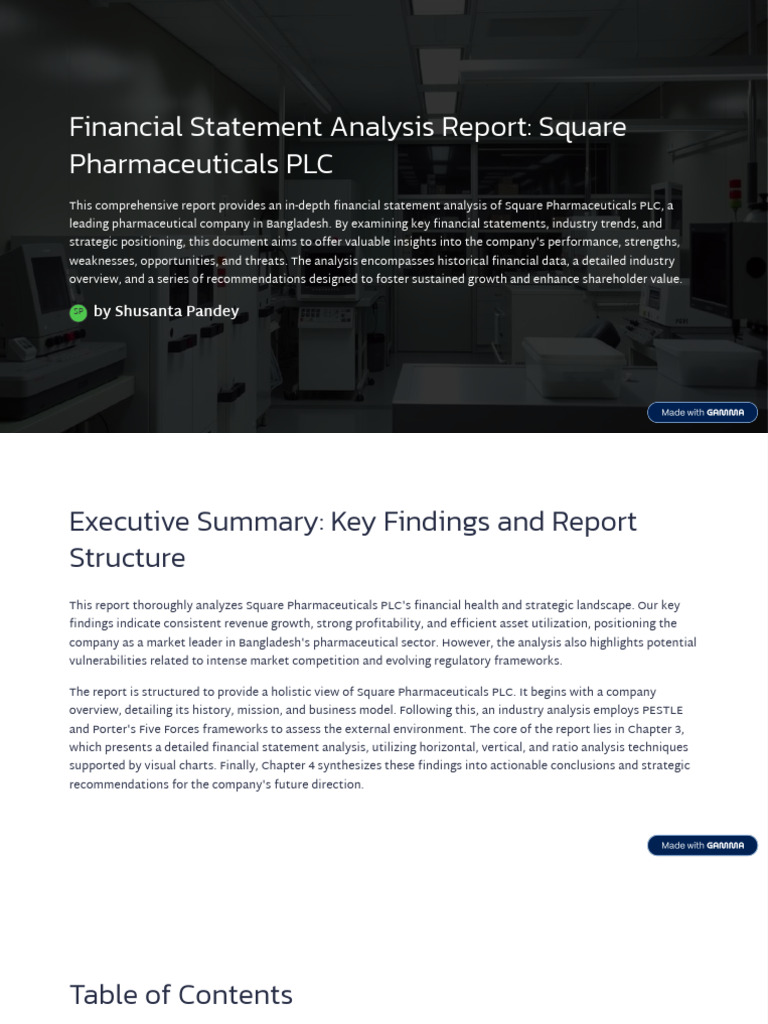 Square Pharmaceuticals 2023 Annual Report | PDF | Revenue | Income ...