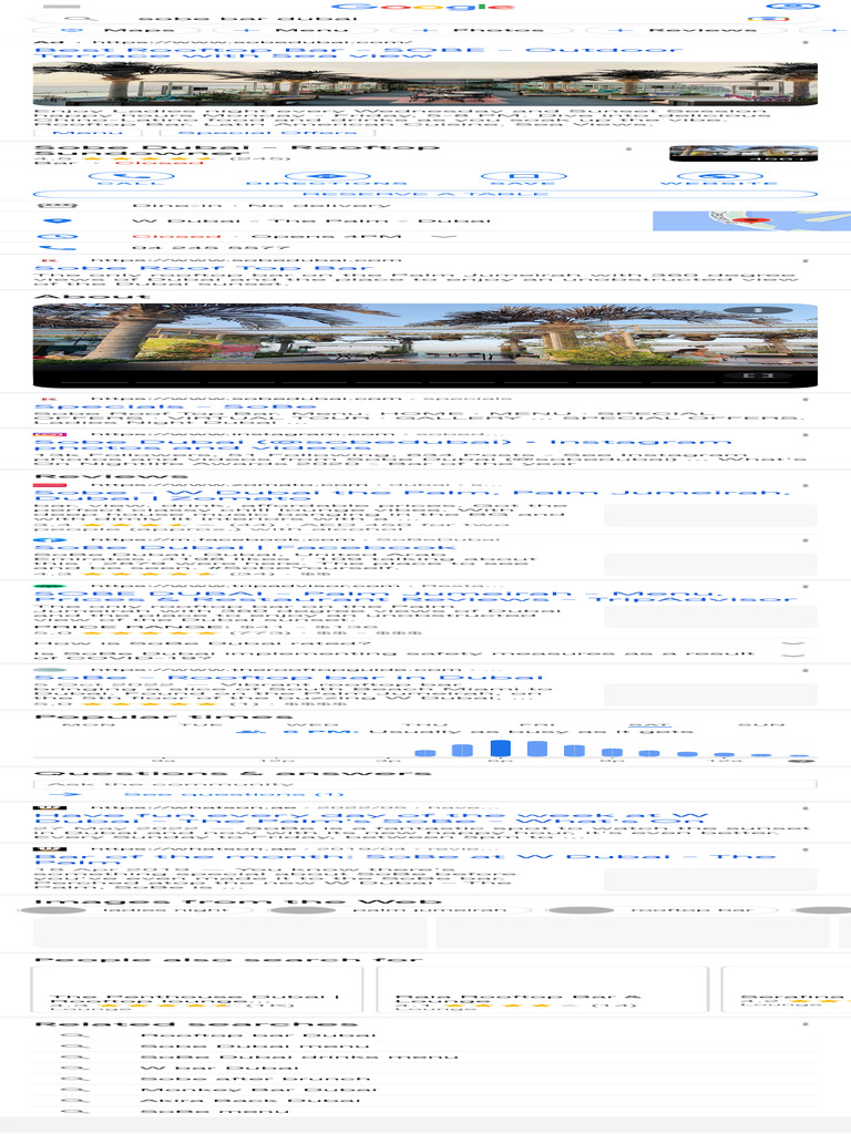 Sobe Bar Dubai - Google Search | PDF | Dubai