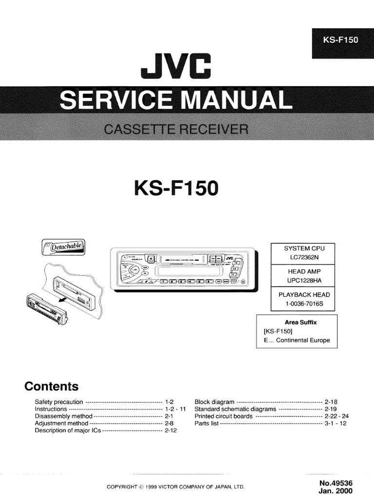 JVC ks-f150 | PDF