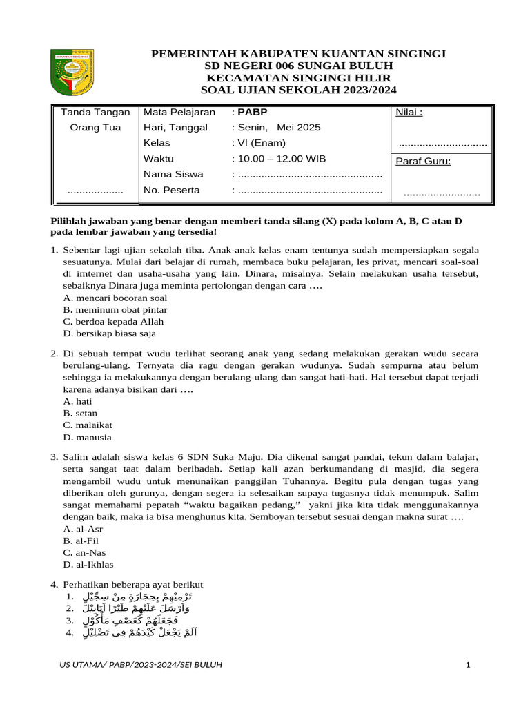 Us Pabp Manyar 2024 | PDF