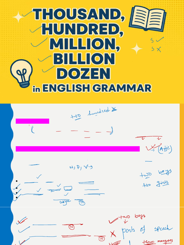 Grammatical Rules for Numeral Quantifiers | PDF | Plural | Grammatical ...