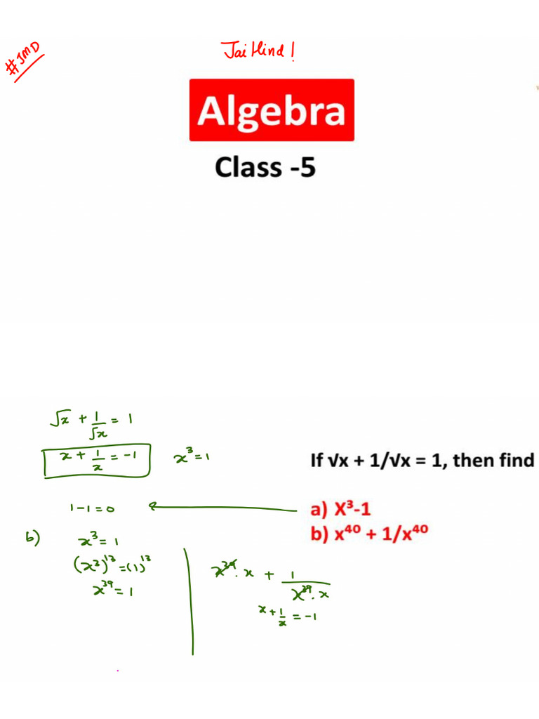 Algebra 5qa | PDF