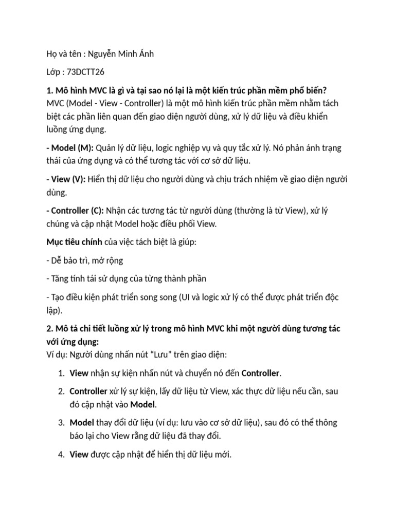 Kiến trức KTPM | PDF