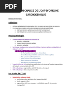 Physiopathologie de l'OAP cardiogénique | PDF | Maladies et troubles ...