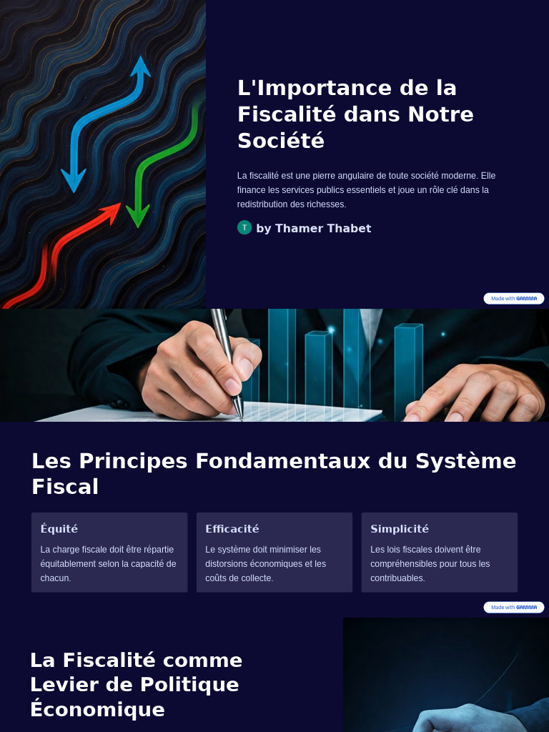 Importance de la Fiscalité Sociale | PDF | Impôts | Économie