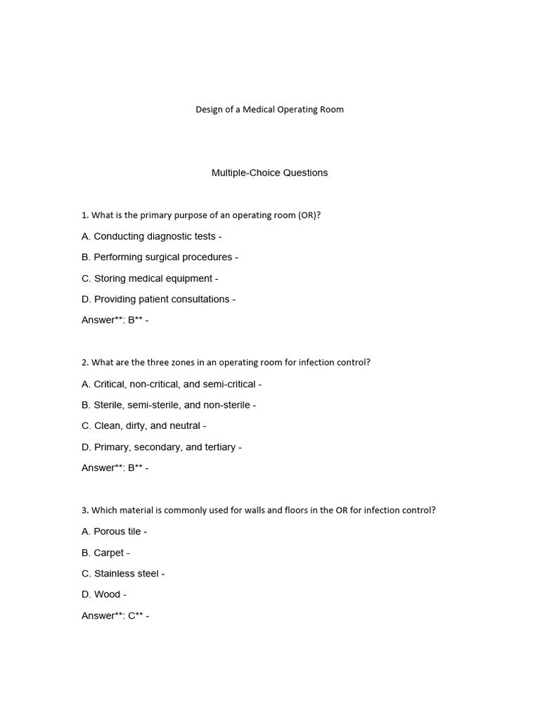 Medical Operating Room Design Insights | PDF | Lighting | Surgery