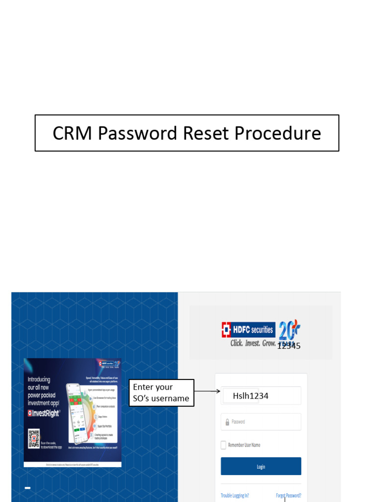 Password Reset Procedure PDF | PDF