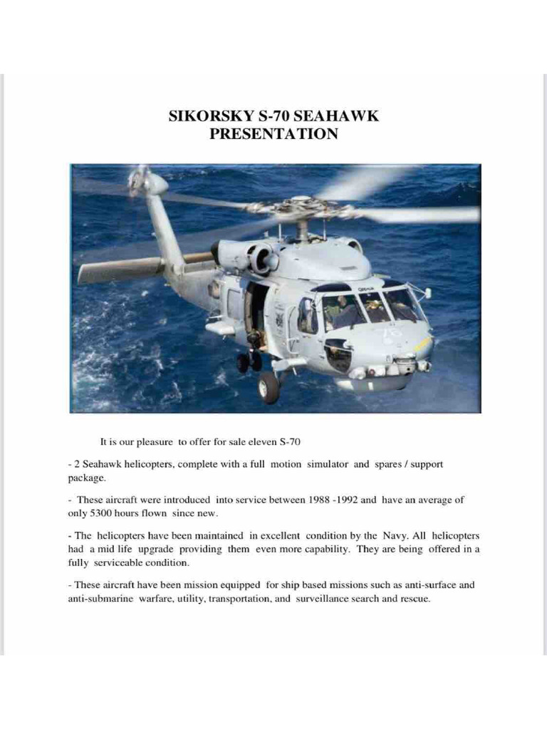 S70 Seahawk | PDF