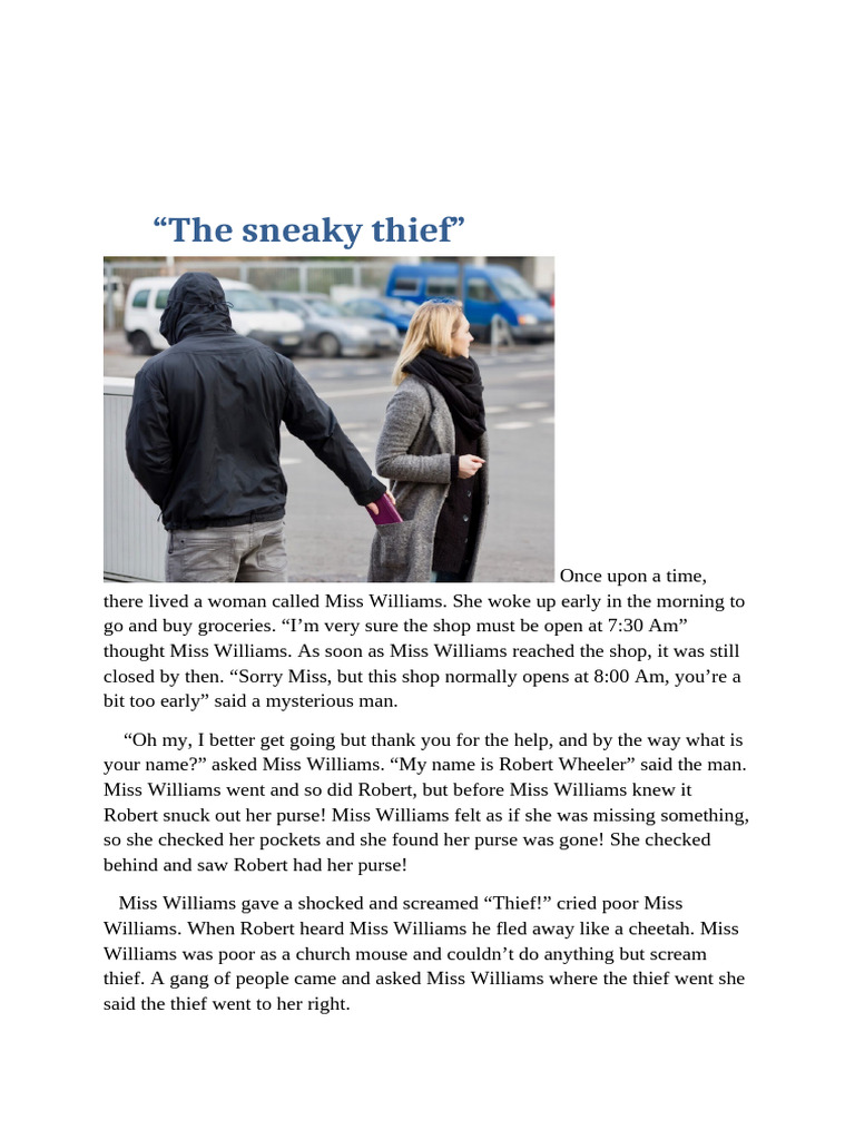 The Sneaky Thief | PDF