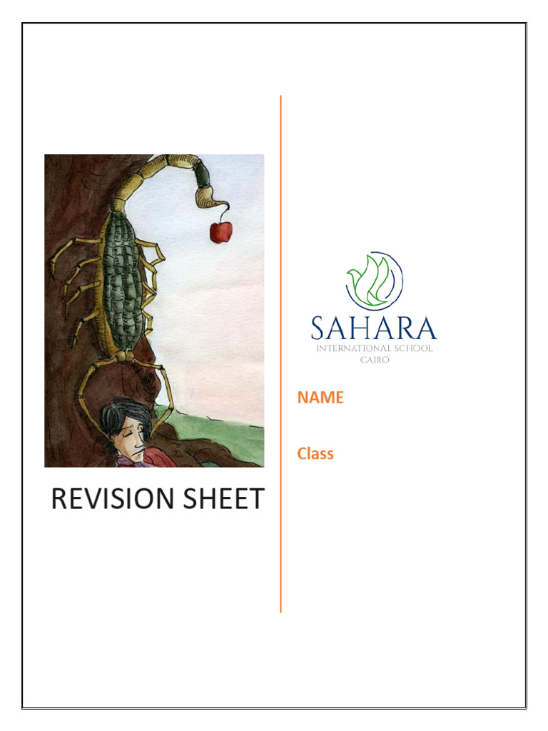 Poetry Revision Sheet4Q5bF | PDF | Anger
