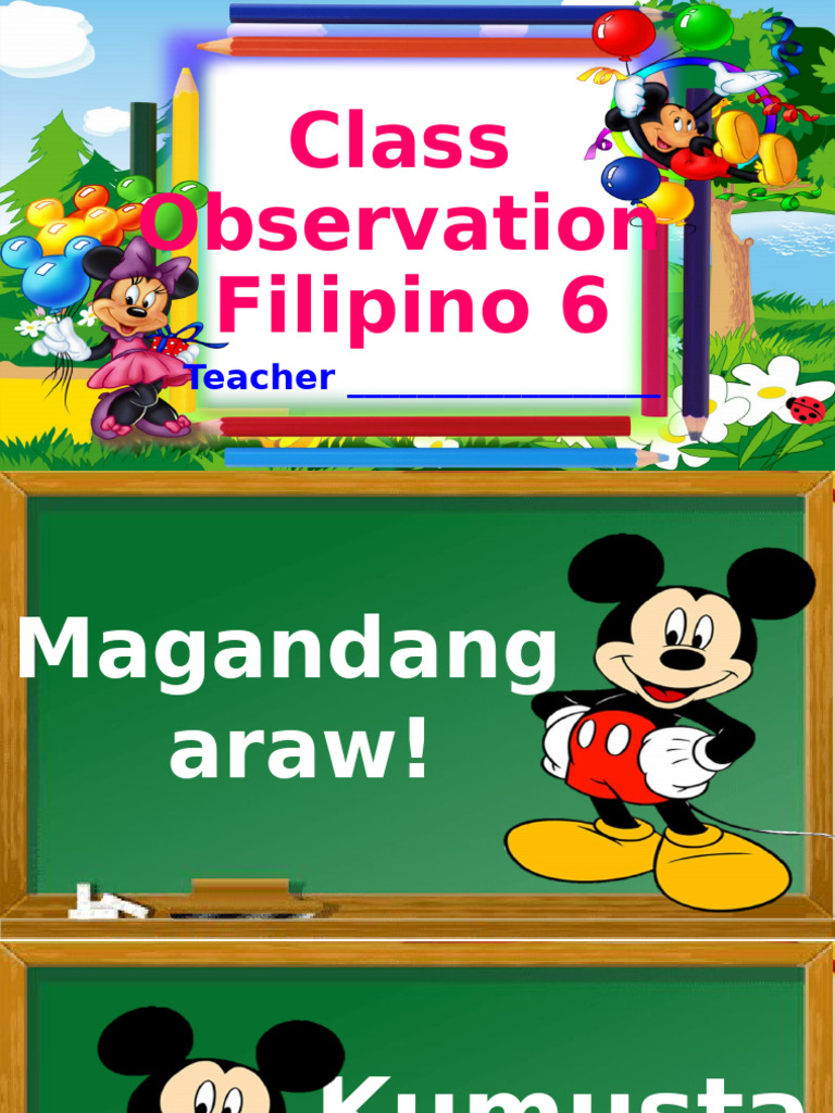 Filipino 6 - Kathang Isip at Di-Kathang Isisp N | PDF