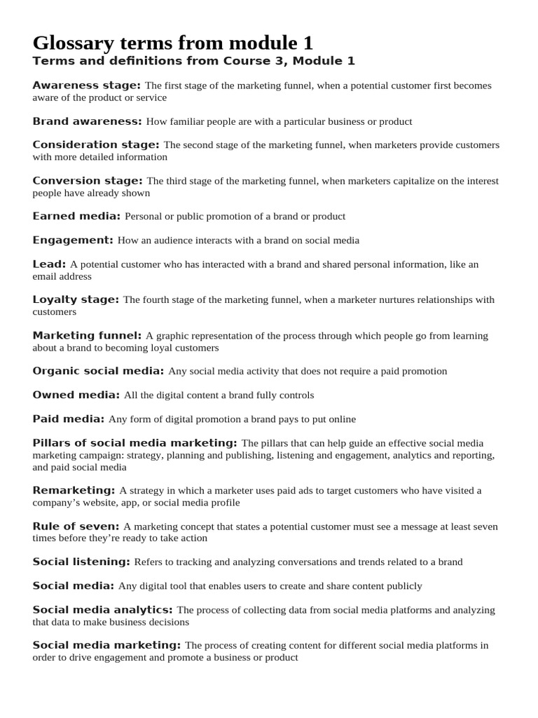Course 3 - Social Media Analytics and Reporting | PDF | Social Media ...