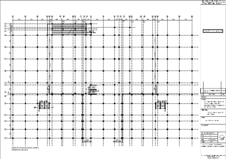 Grid Plan For Site (1) Model | PDF